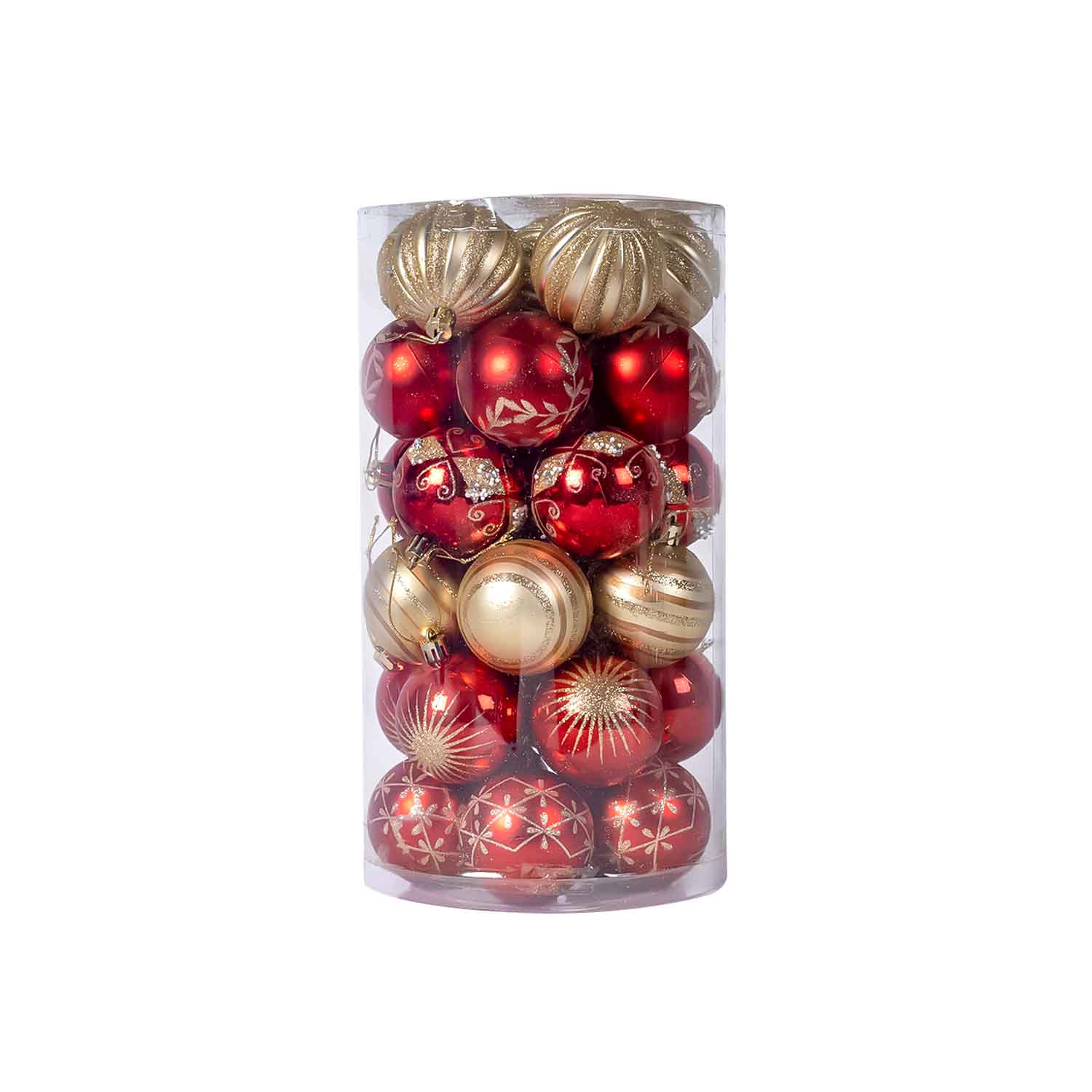 Set of 30 Embellished Baubles - 6cm – World of Christmas