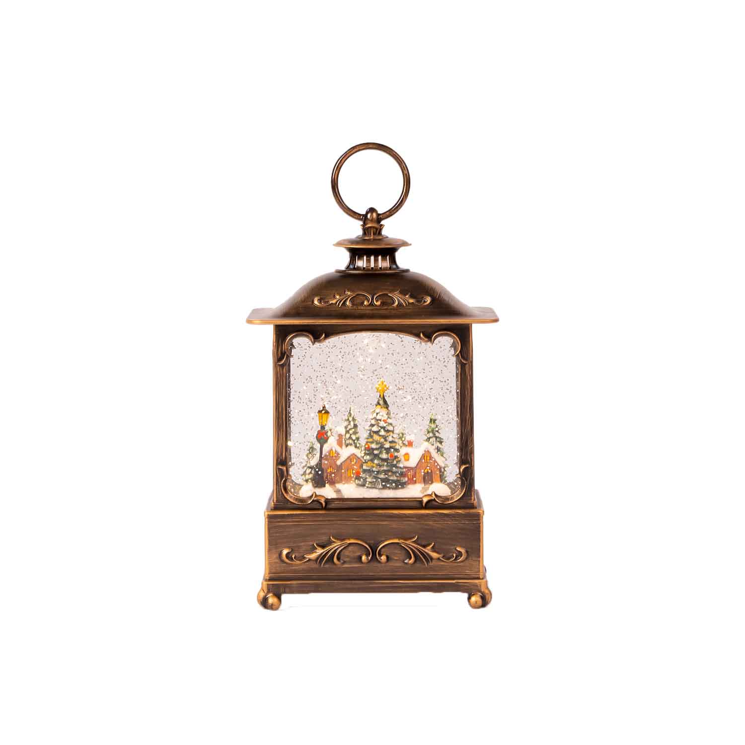 Musical Christmas Snowing Lantern- Christmas Tree – World of Christmas